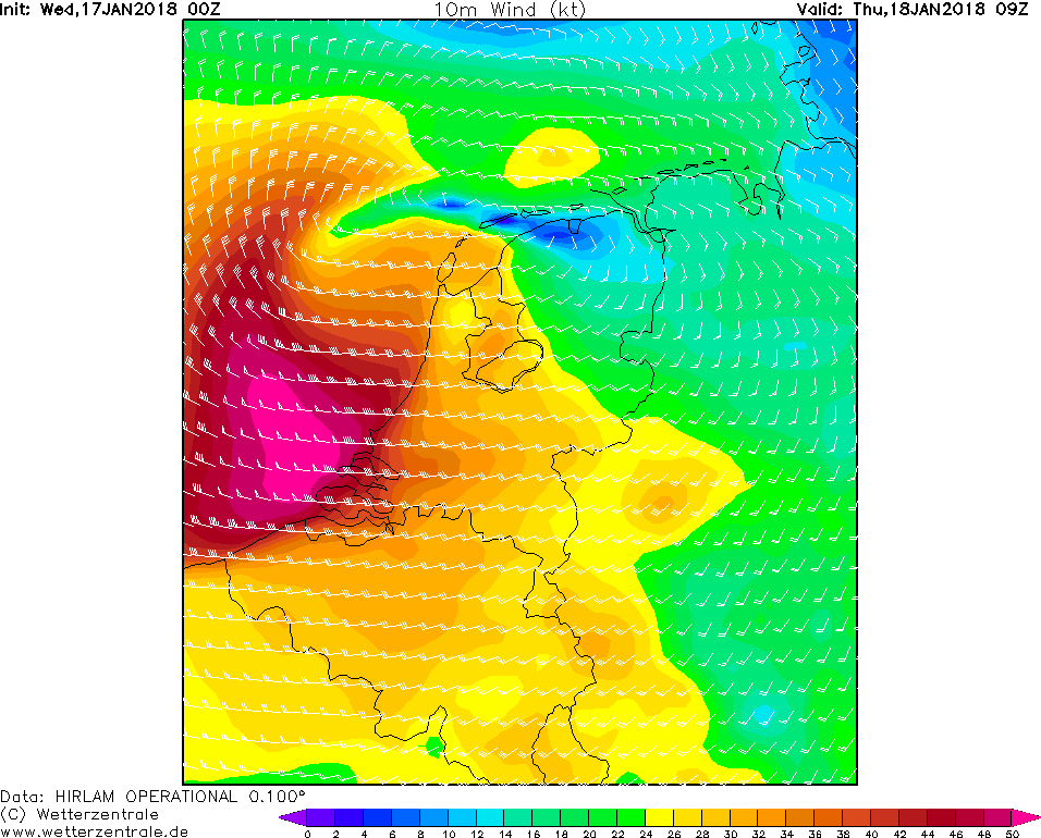 Weerwoord | Modellen blijven verschillend over de storm voor morgen
