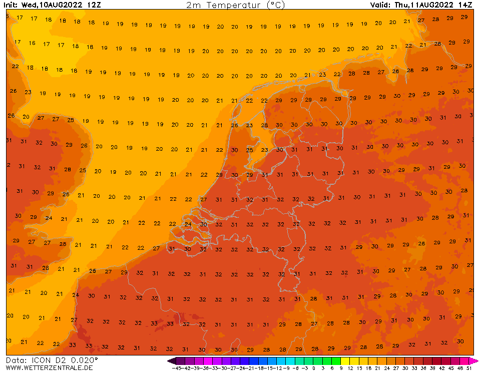 Weerwoord | ICON-D2 zat er voor vandaag toch goed op.